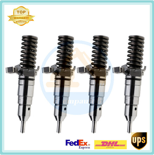 4Pcs Fuel Injector W/ 173-4647 1734647 For Caterpillar CAT Engine 3126 ...
