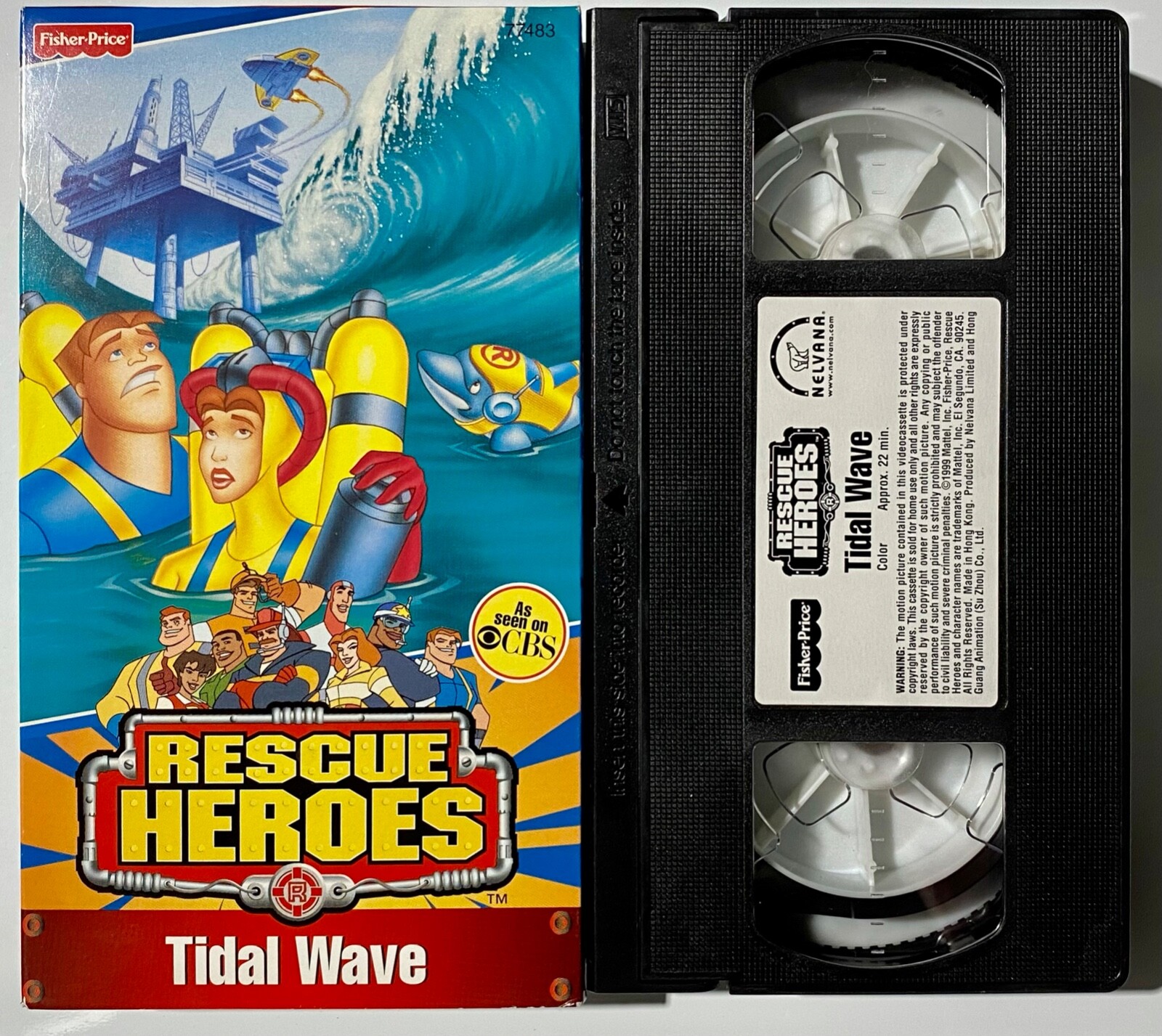 Fisher Price Rescue Heroes Tidal Wave - 1999 VHS VCR Video Tape Cartoon ...