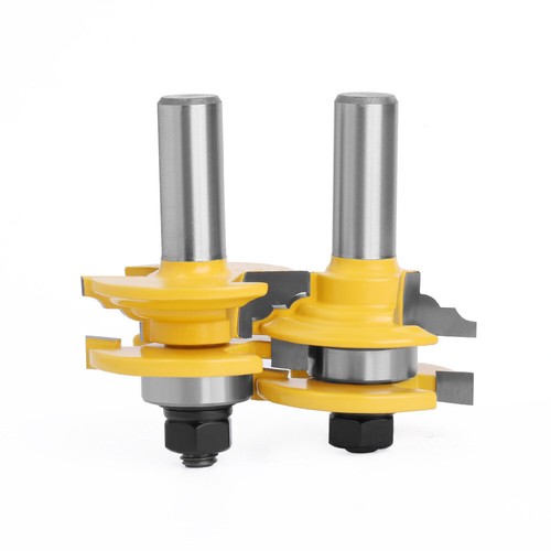 Rail & Stile Joint Router Bits Set Tongue & Groove Ogee Junior 12mm 1/2 ...