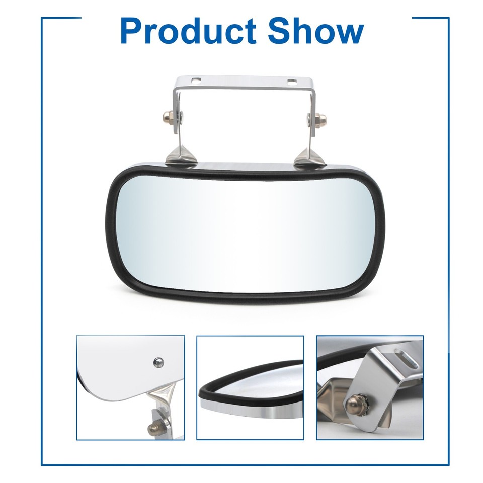 Convex Mirrors Stainless Steel Rectangular Universal Truck Over Door ...