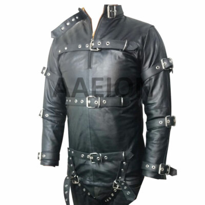 Men's Genuine Leather Heavy Duty Straitjacket With Leather Straps ...
