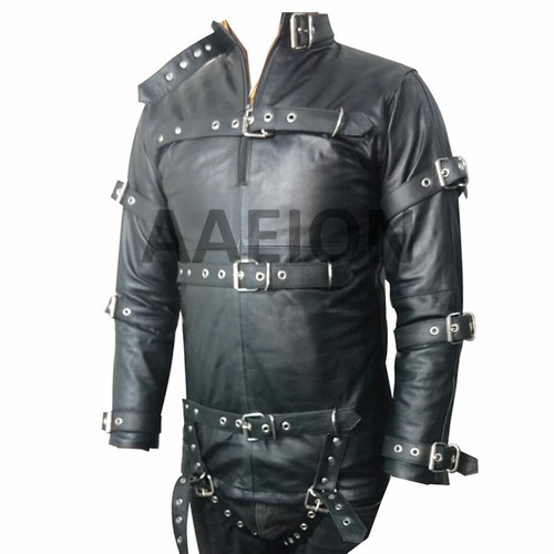 Men's Genuine Leather Heavy Duty Straitjacket With Leather Straps ...