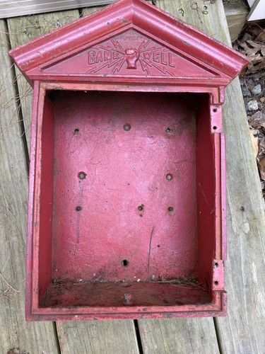 Gamewell Fire Alarm Box Cast Iron Shell | eBay