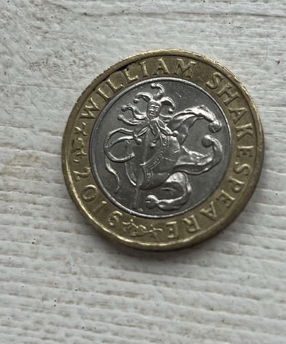 Very Rare 2016 William Shakespeare £2 Coin - Minting Error | eBay UK