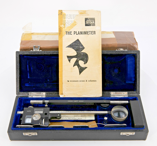 Vintage Haff Planimeter No. 315 + Manual,To Measure Area + Volume ...