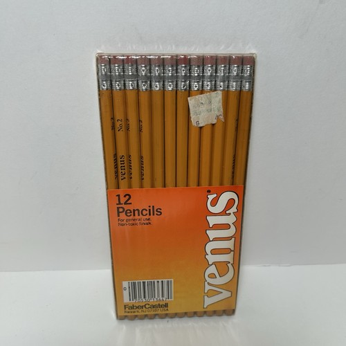 Vintage 1980's Wood Pencils No.2 Faber Castell VENUS Ayr-Way Dept Store ...