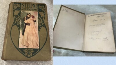 St. Elmo by Augusta J. Evans M.A. Donohue & Company Antique Book HUGELY ...