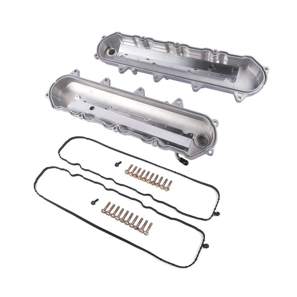 Cast Aluminum Valve Covers w/ Coil Mounts For GM LT GEN V LT1 LT4 L83 5 ...
