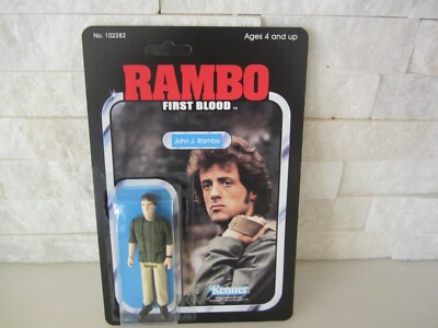 RAMBO FIRST BLOOD CUSTOM CARDED ACTION FIGURE | eBay