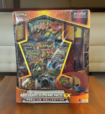 Pokemon TCG: Mega Salamence-EX Premium Collection Trading Card Game Kit ...