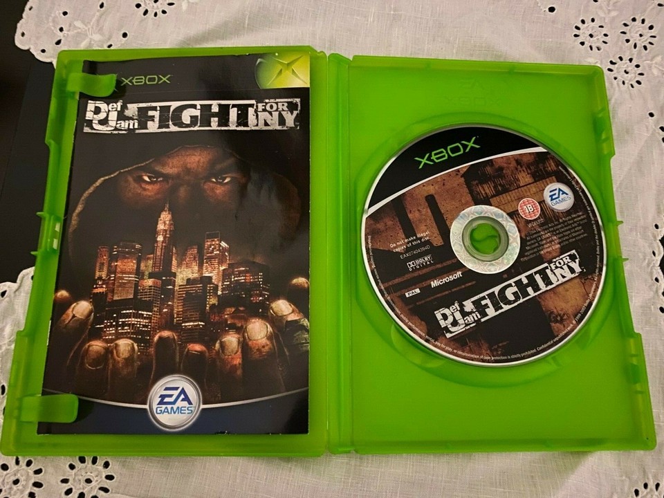 Def Jam Fight For NY MICROSOFT XBOX Complete PAL European Exclusive ...