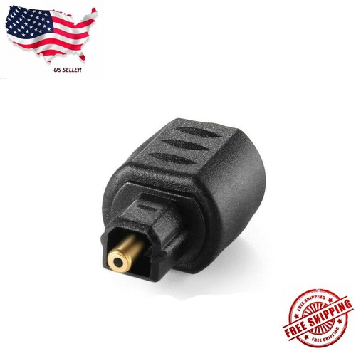 Optical 3.5mm Female Mini Jack Plug To Digital Toslink Male Audio ...