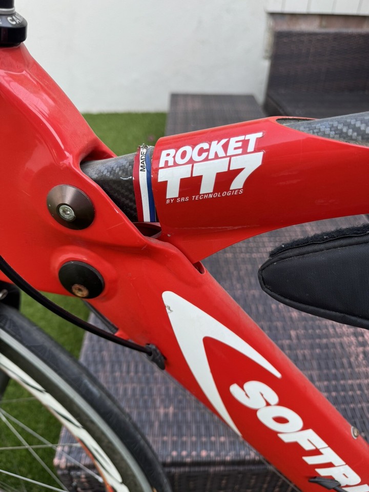Softride rocket TT7 triathlon bicycle - With Zipp Speed Weaponry 808 ...