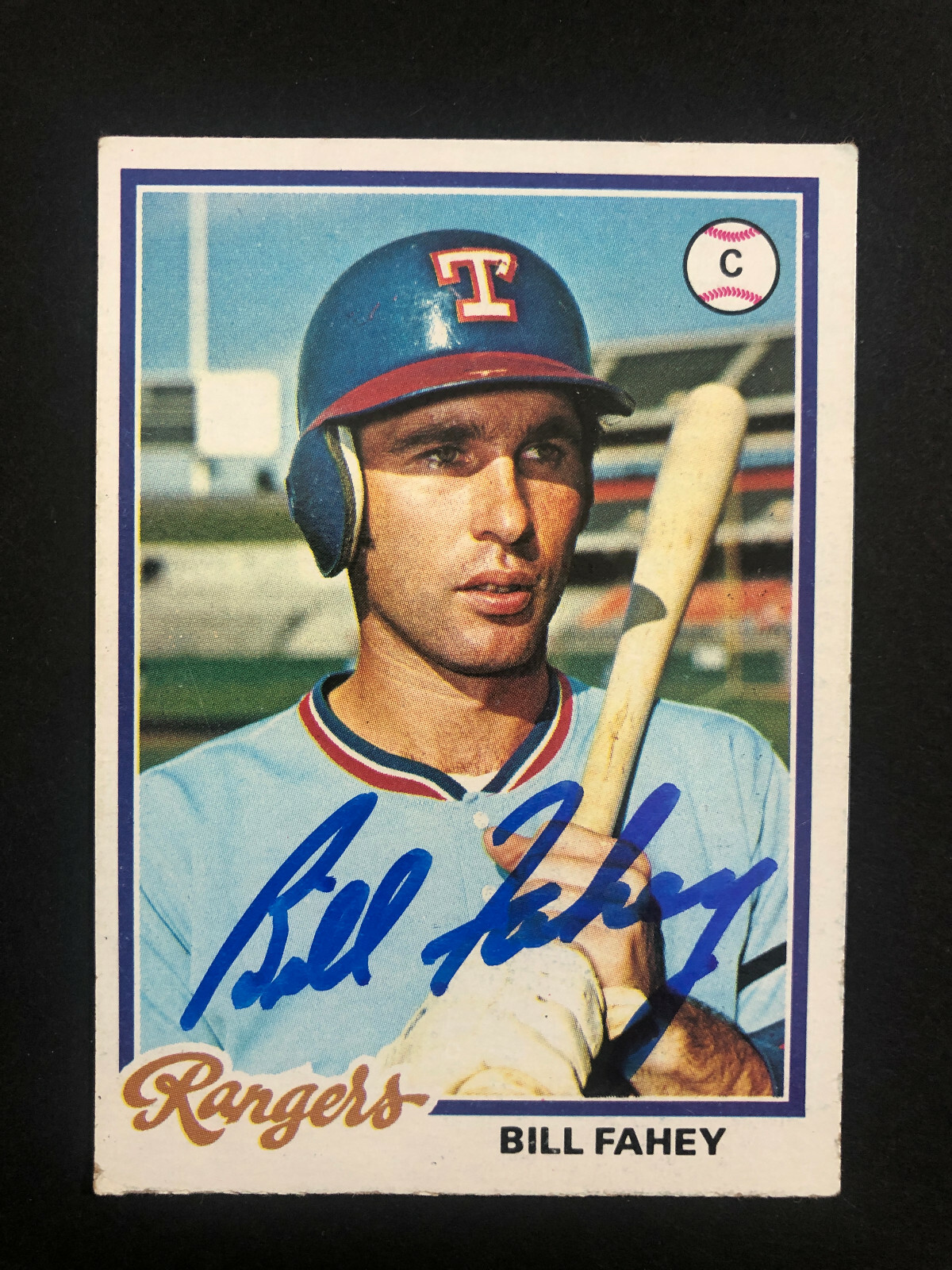 Bill Fahey Rangers Signed 1978 Topps Baseball Card #388 Auto Autograph ...