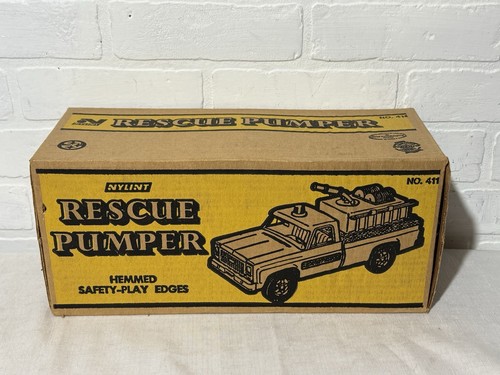 Nylint Rescue Pumper Chevrolet Truck Pressed Steel #411 Original Sealed ...