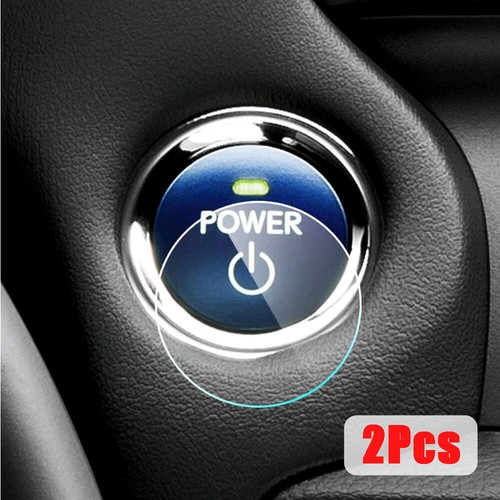 2x Invisible Car Engine Start Stop Button Stickers Protective Film ...