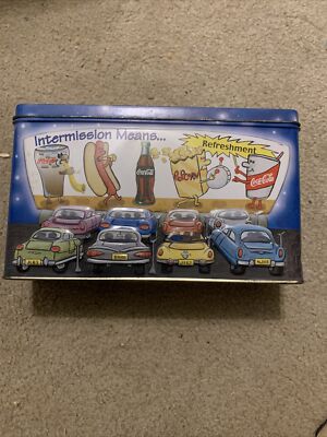 Coca-Cola Drive In. Intermission Means Refreshment Embossed Tin Metal ...