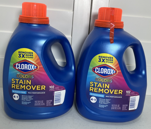 Clorox 2 for Colors Max Performance Stain Remover 112.75 fl oz Lot of 2 ...