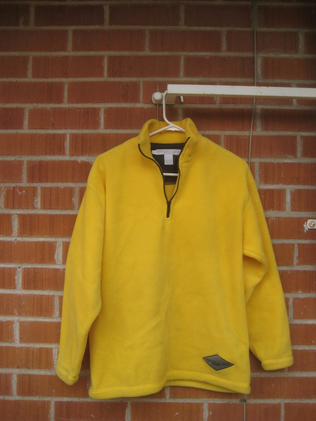 1990s Vintage Plain Blank Color Small Fleece Preston … - Gem