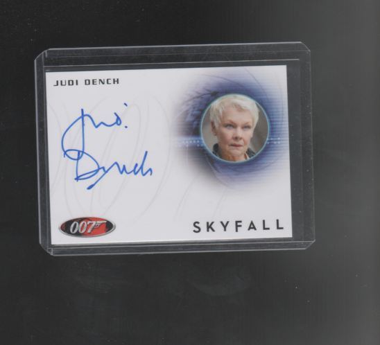 James Bond Autograph Card