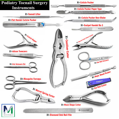 Range Podiatry Nail Surgery Instruments Kit Toenail Removal Ingrown ...