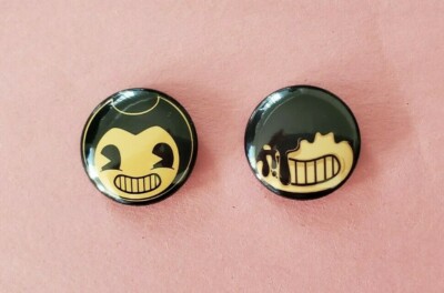 *Bendy and Ink Bendy* pins/buttons or magnets | eBay