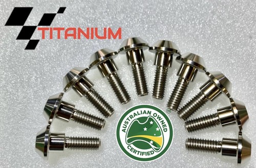 YAMAHA MT-07 2020 FRONT BRAKE DISC BOLT TITANIUM KIT 10 PACK M6X20MM ...