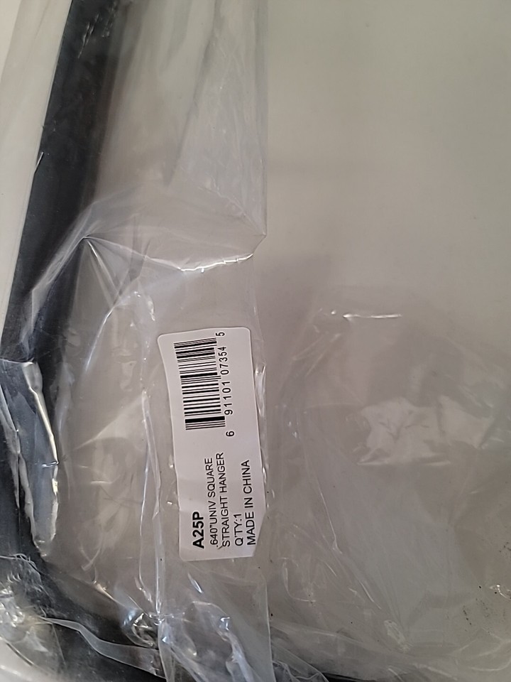 A25P Universal Square Straight Mud Flap Hanger Bar .640" | eBay