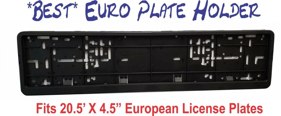 GERMAN BLACK , EURO STYLE TAG, BMW, European license plate, CUSTOM, and ...