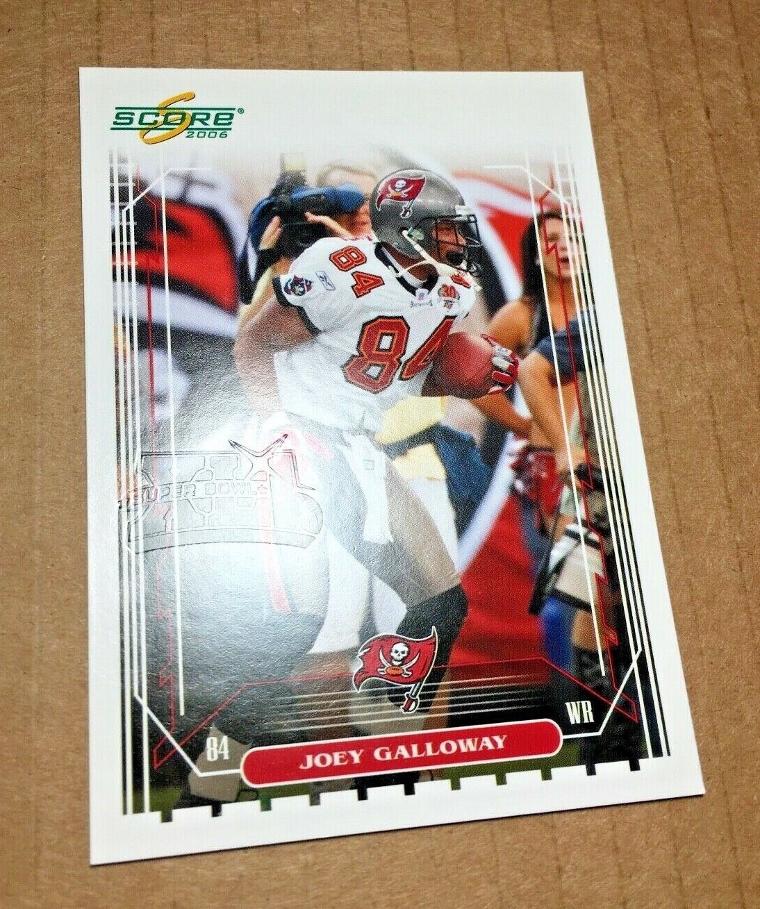 Joey Galloway 2006 Score Super Bowl XLI Embossed Logo 258 SSP 1/1 ...