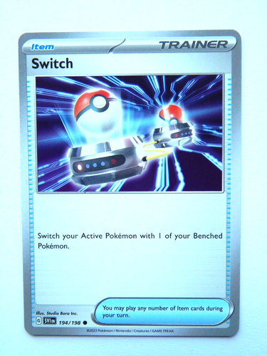 Switch 194/198 NM Pokemon Card Scarlet & Violet SVI EN 2023 Item Common ...