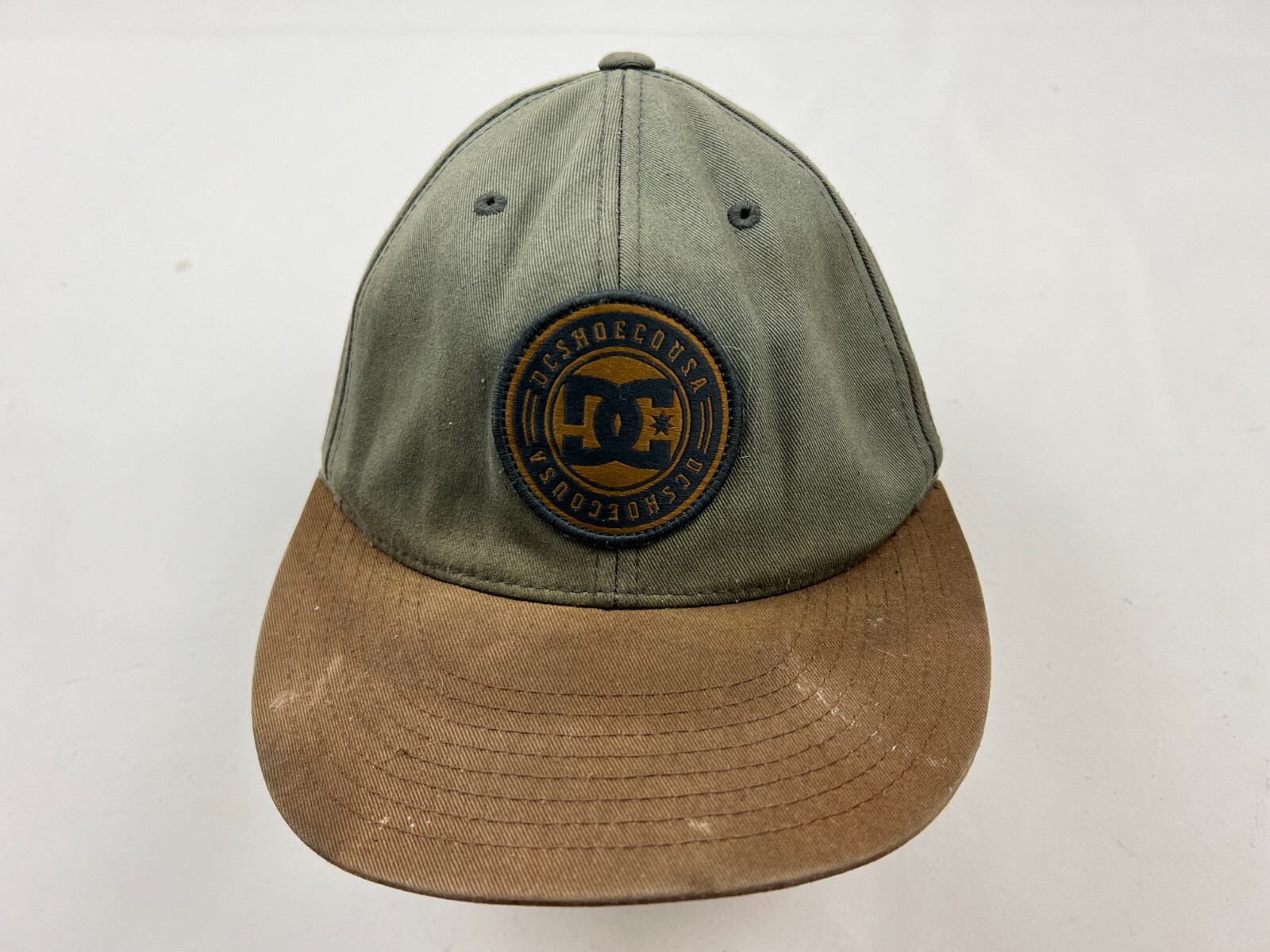 DC Shoes Hat Cap Snapback Green Brown Rob Dyrdek Adjustable Embroidered ...