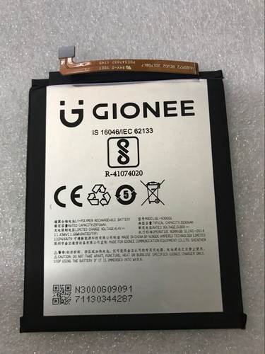 NEW For GIONEE F6 F6L Genuine Battery For GIONEE BL-N3000G 2970mAh 3 ...