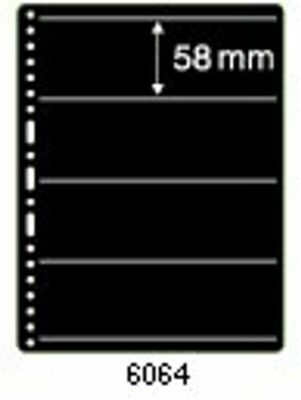 PRINZ 100 stock pages 6074 Prinz-System, double-sided 4 pockets each 58 ...