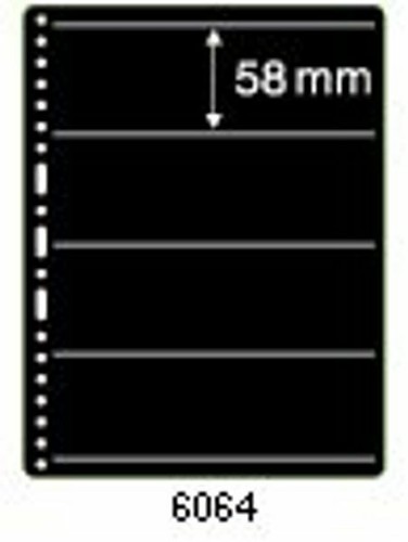 PRINZ 100 stock pages 6074 Prinz-System, double-sided 4 pockets each 58 ...
