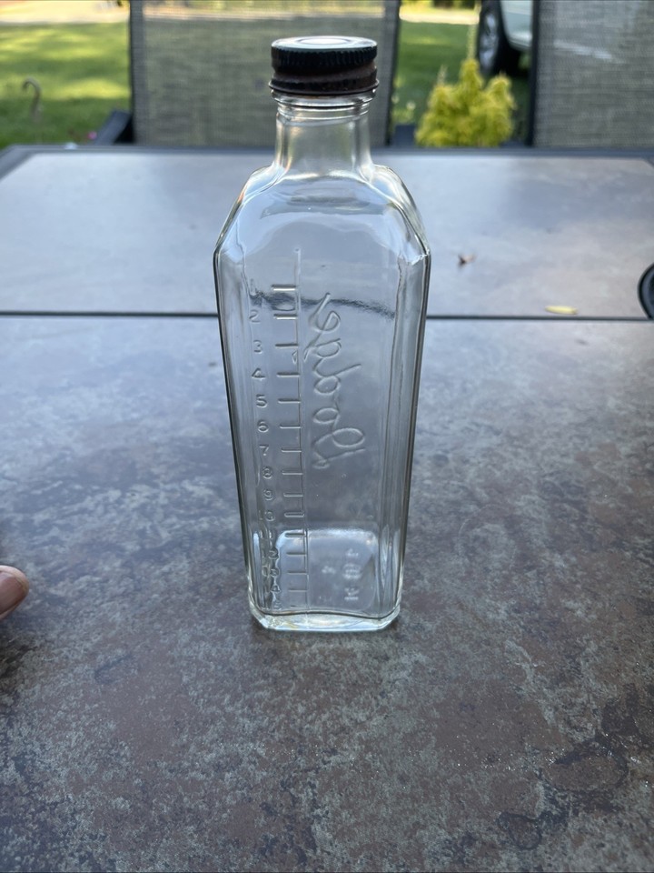 Vintage Dodge Chemical Company Embalming Fluid Bottle with Metal Cap ...