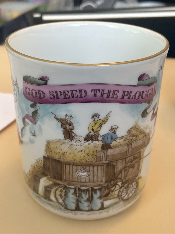 Lovely Pair Of Royal Worcester Mugs, Coaching Days & God Speed The ...