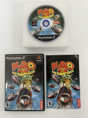 Kao Round 2 The Kangaroo (PlayStation 2, PS2) CIB Complete - TESTED ...