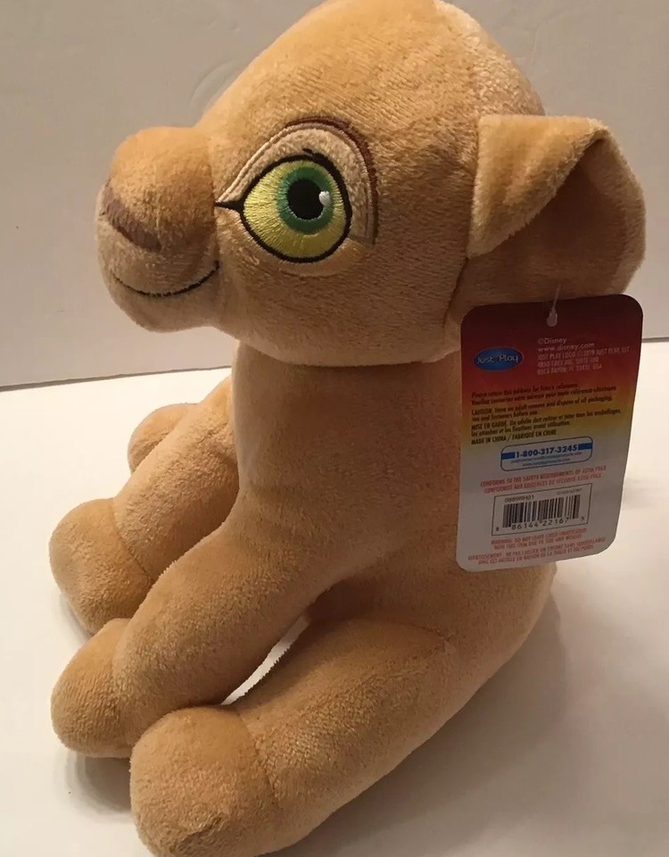 Disney Lion King Plush Nala Stuffed Animal Tags Sitting 9” Gift ...