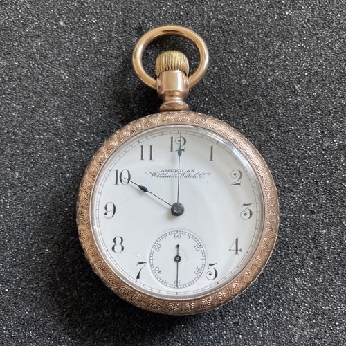 Antique American Waltham Pocket Watch Rose Gold Early 1900s Montauk ...