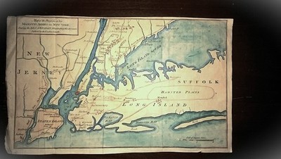 Antique Map of The Progress of HIs Majesty's Armies in New York - 1776 ...