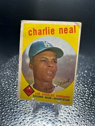 1959 Topps - #427 Charlie Neal Los Angeles Dodgers VG | eBay