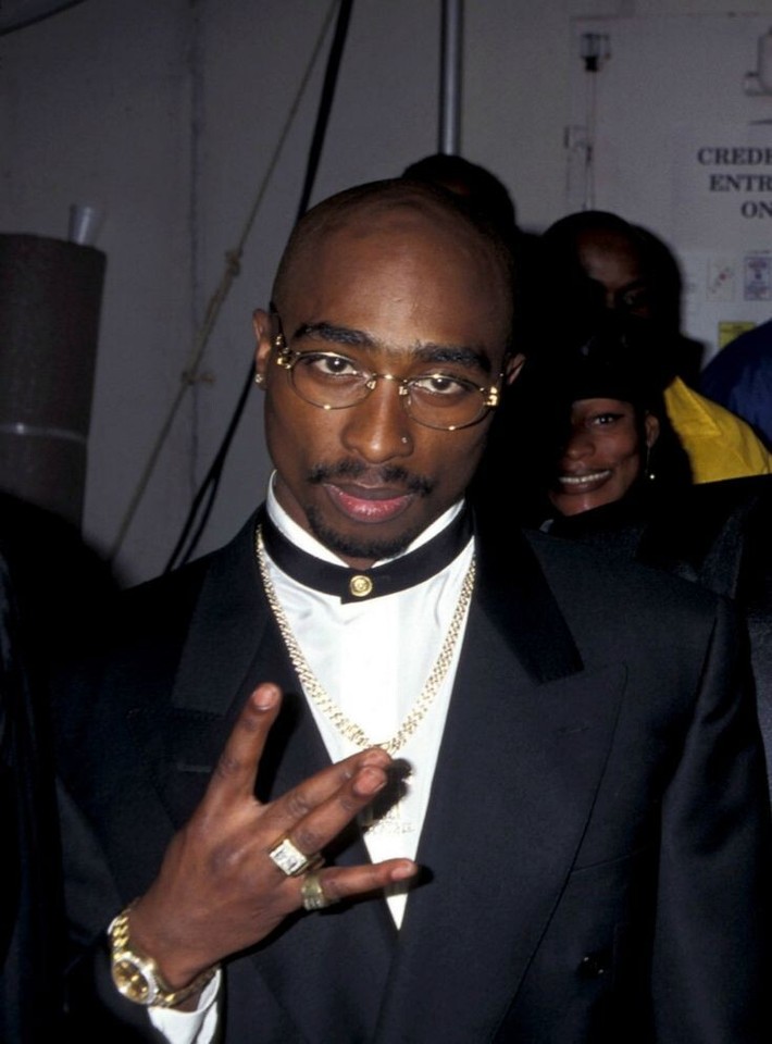 Tupac Inspired Eyeglasses Metal Round Frames Side Details Shadz 2pac | eBay