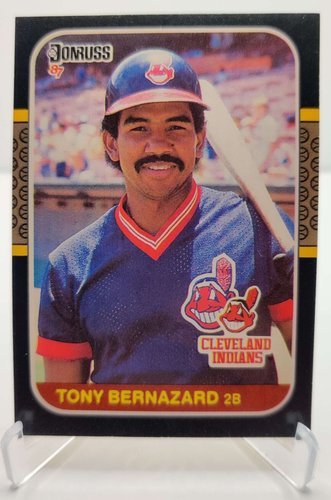 1987 Donruss #377 Tony Bernazard Cleveland Indians Baseball Card | eBay