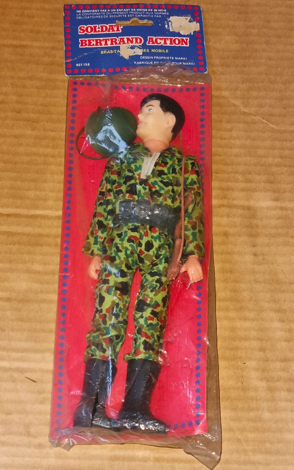 Vintage 70's Gi Joe Knock off KO Action Man Bootleg Soldat Bertrand 12 ...