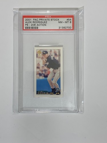 2001 Pacific Private Stock - PS-206 Action Alex Rodriguez #54 for sale ...