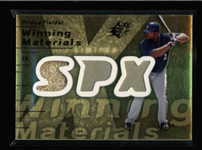 PRINCE FIELDER 2007 UPPER DECK SPX WINNING MATERIALS JERSEY PATCH #35/ ...