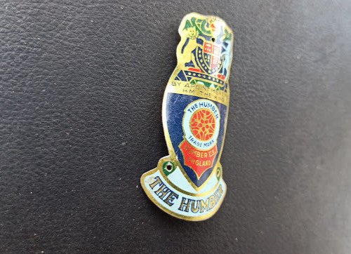 VINTAGE the humber cycle Bicycle Head Tube Badge Emblem Badge bike NOS ...