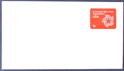1976 US Sc. #U577 stamped envelope, 2 cent mint entire, excellent shape ...