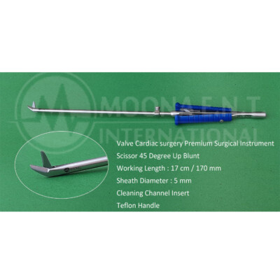 Valve Xs Cardiac surgery Scissor 45° Up, Premium Quality Surgical ...
